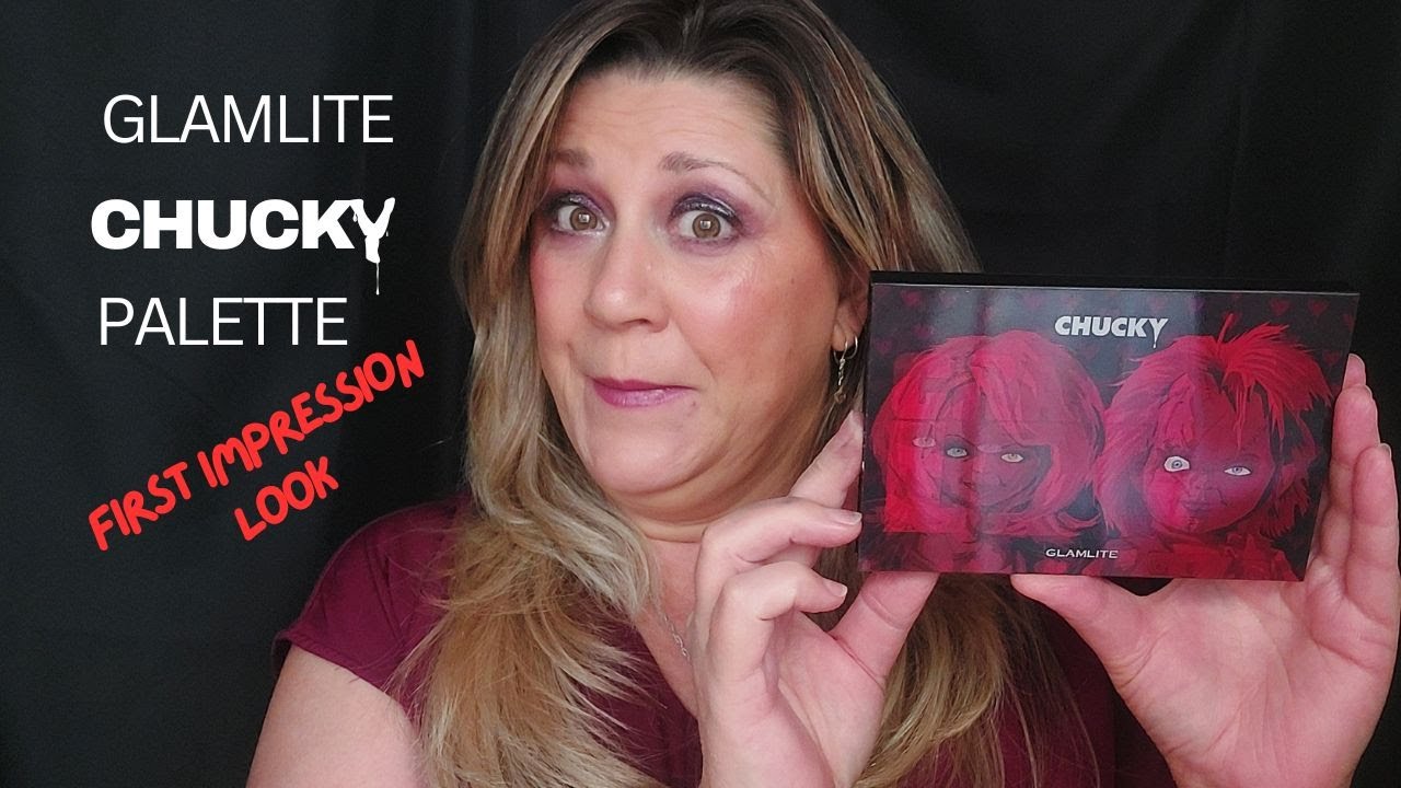 Glamlite Chucky Palette First Impression Eyeshadow Look GRWM - YouTube