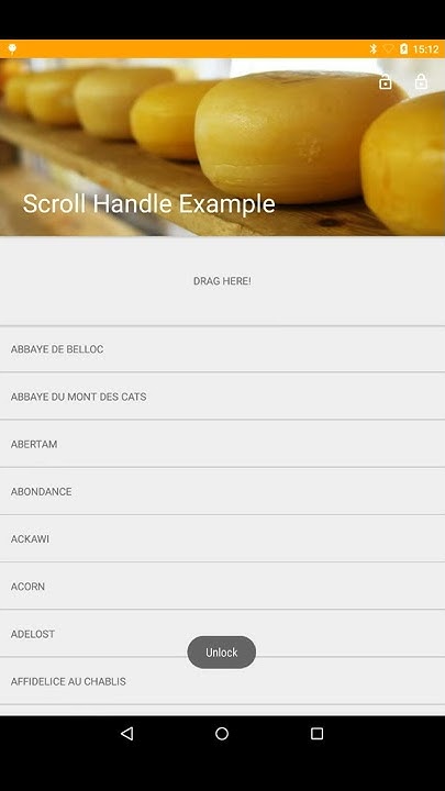Scroll Handle Example For Recyclerviewnestedscrollview Youtube