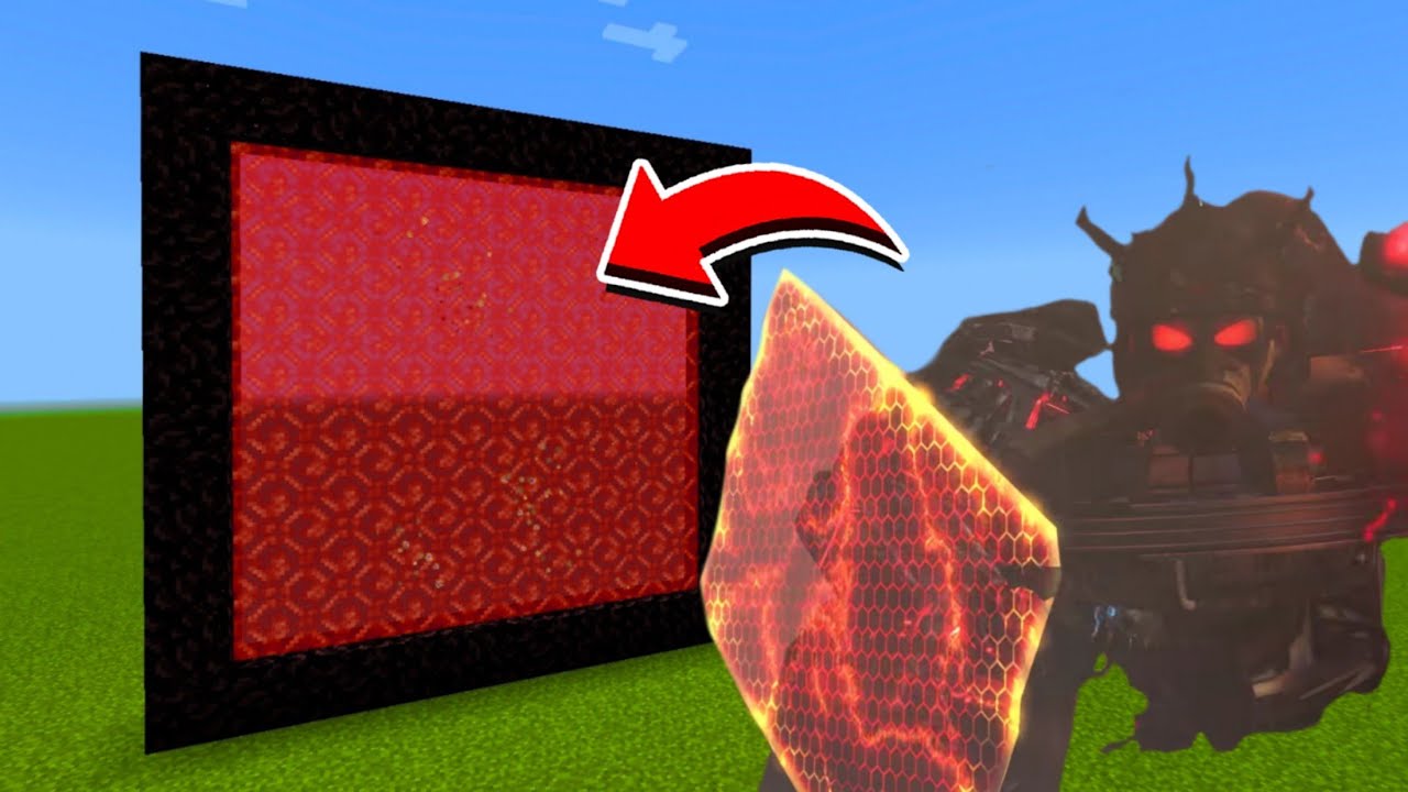 How to Make A Portal To The Astro Mech Toilet Dimension in Minecraft ...