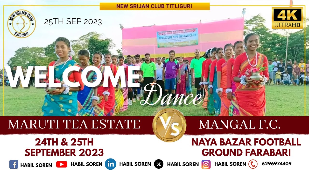 MANJHI AAYU JAHER AAYU || WELCOME DANCE || TITLIGURI || ULTRA HD 4K ...