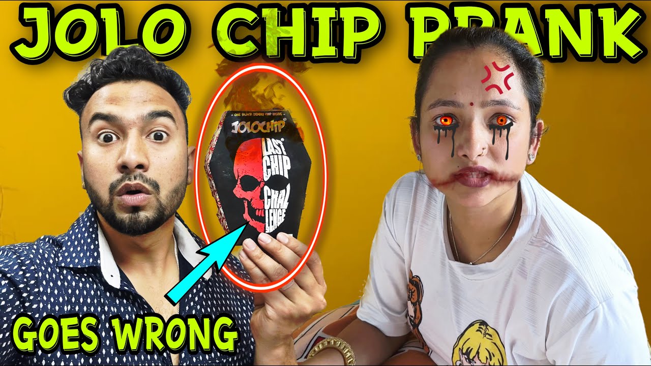 Jolo chip prank on wife goes Extremely wrong || jeet thakur pranks ...