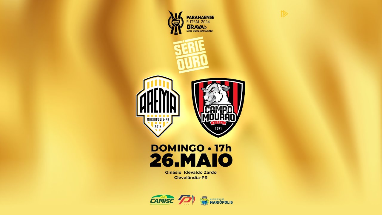 AAEMA/RP INFO/CAMISC X CAMPO MOURÃO FUTSAL - YouTube