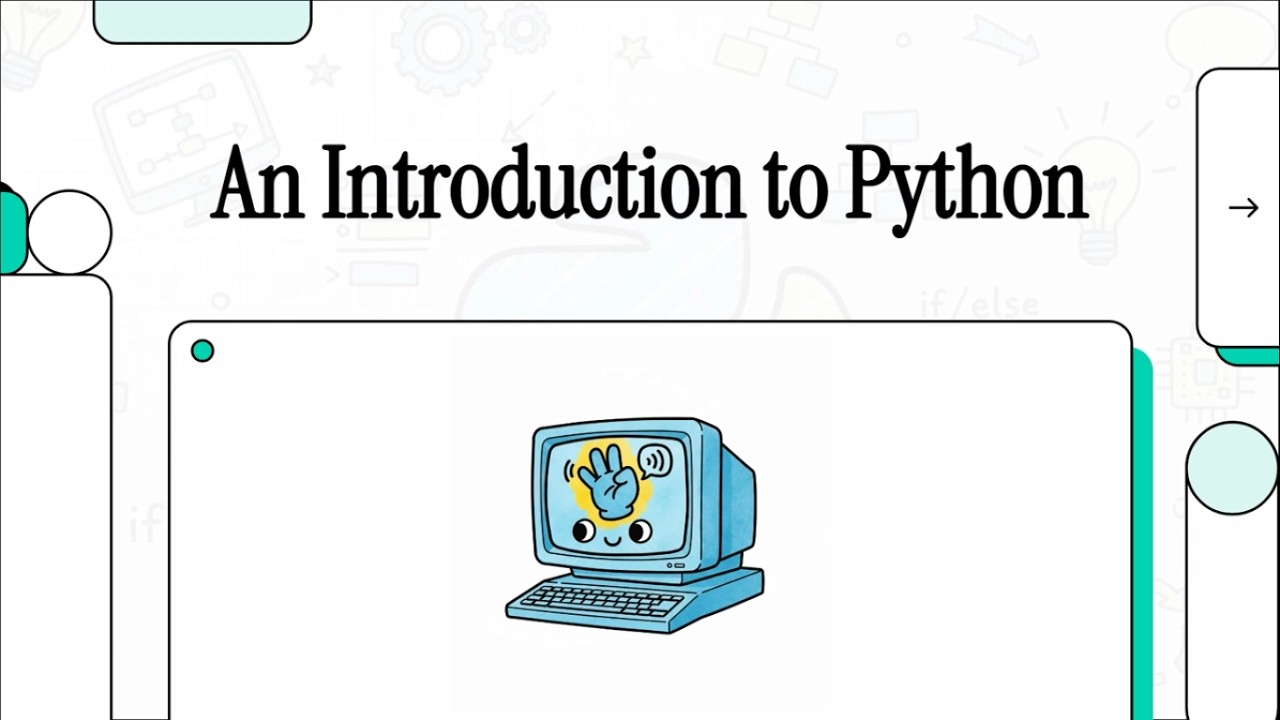 P01 Introduction to Python - YouTube