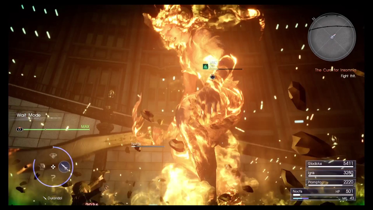 FINAL FANTASY XV Ifrit - YouTube