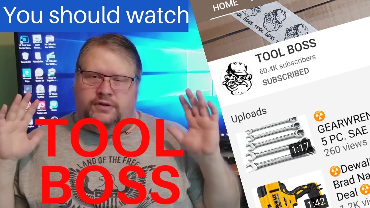 You should watch the Tool Boss if you’re into tools. - YouTube