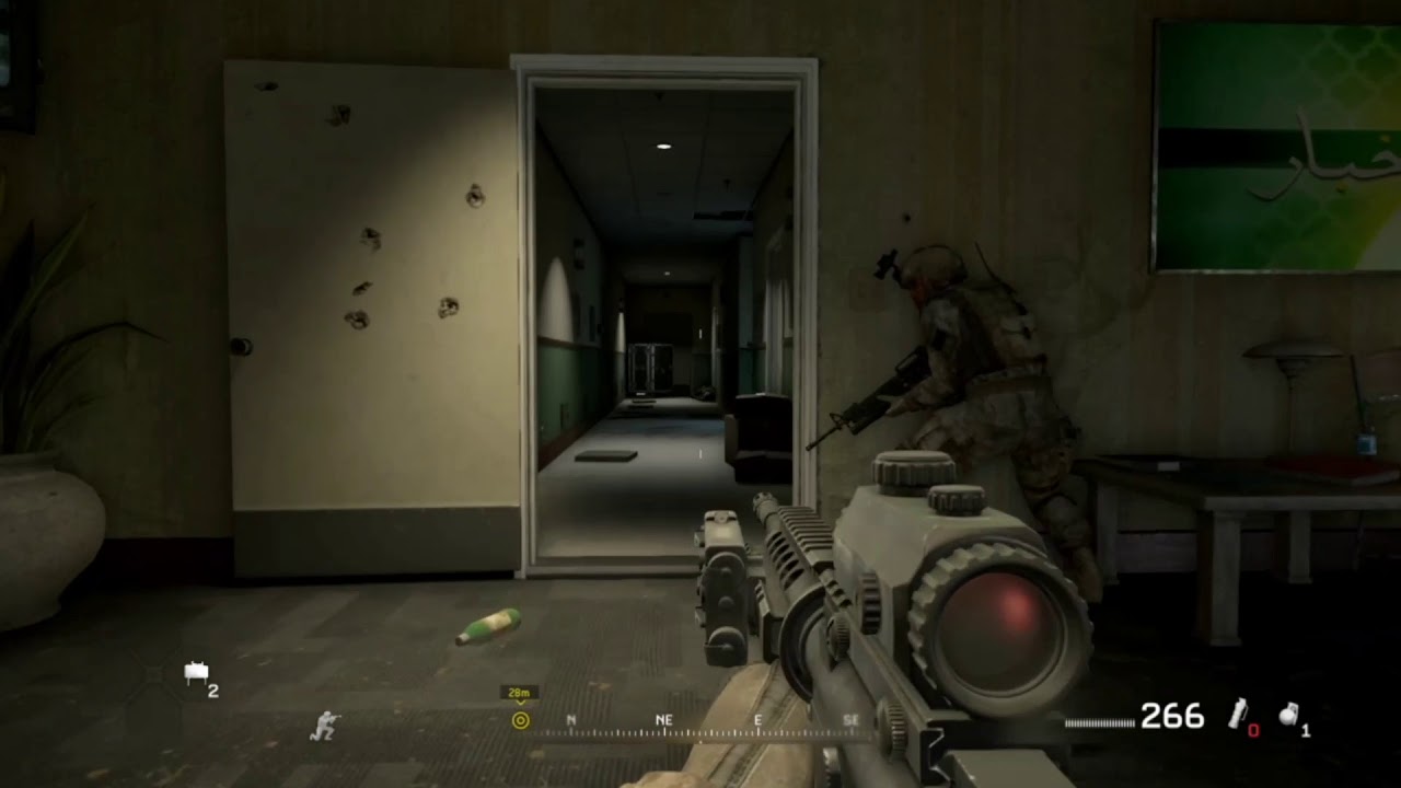 Modern Warfare Remastered Campaign Jackson enters the battlefield - YouTube