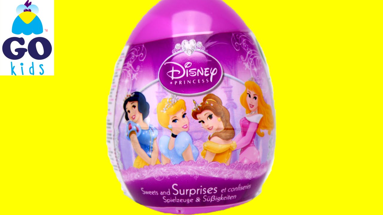 Disney Princess Surprise Egg - Princess’s Snow White, Cinderella, Belle ...