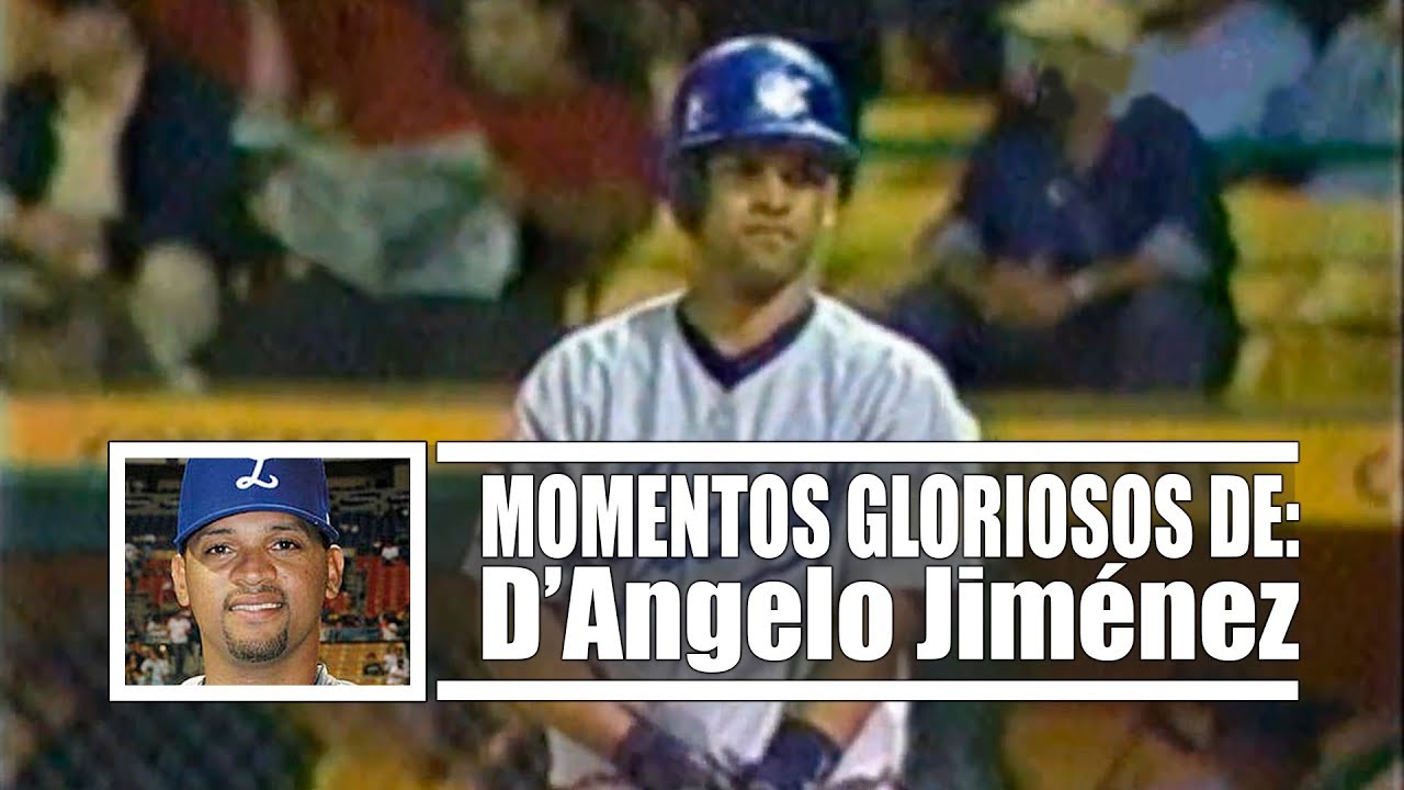 DEL BAÚL: D'Angelo Jiménez y sus momentos gloriosos con Licey - YouTube