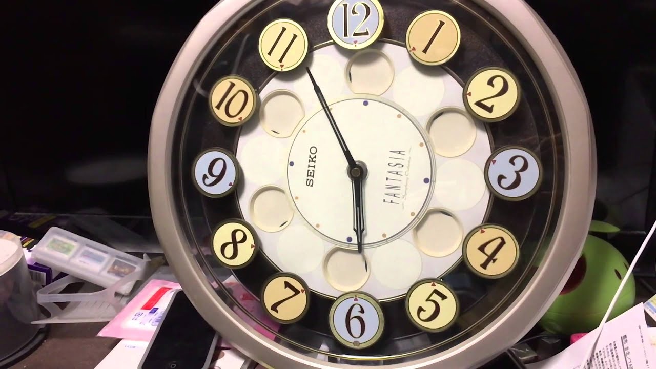 セイコーファンタジア RE546Sをスローモーション撮影してみました - YouTube