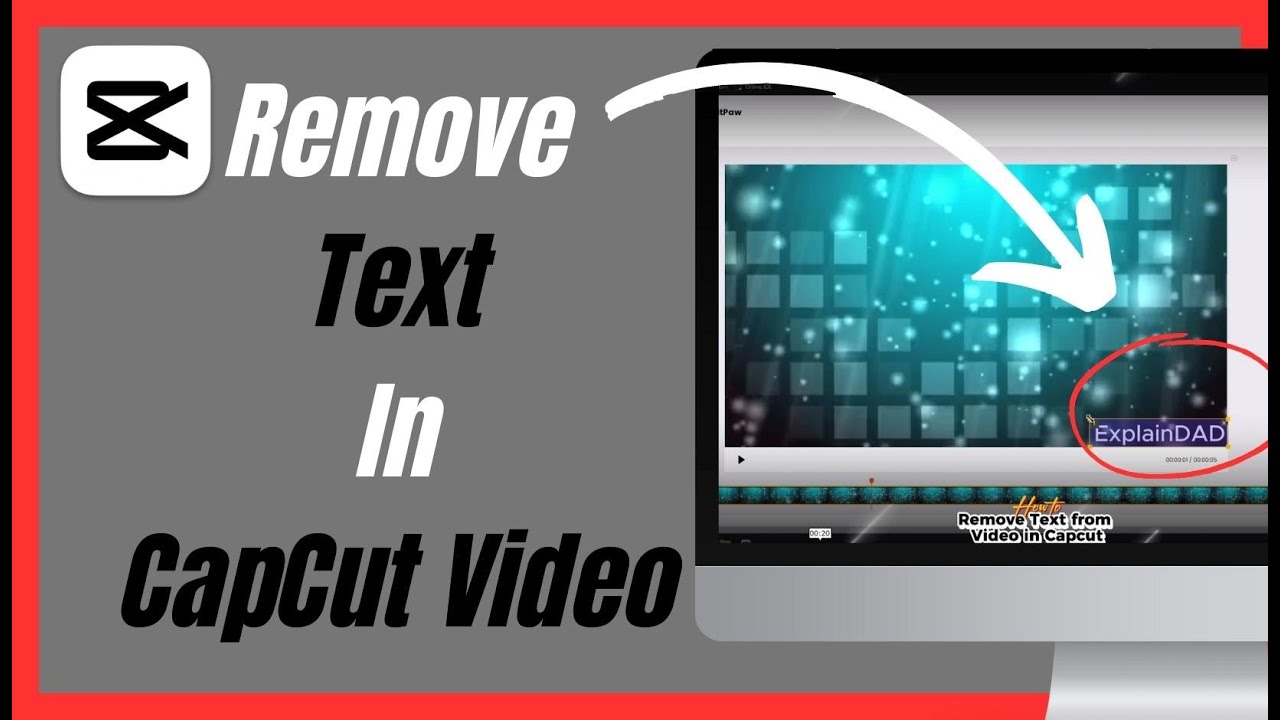 How To Remove Text From a Video In Capcut - Complete Guide - YouTube