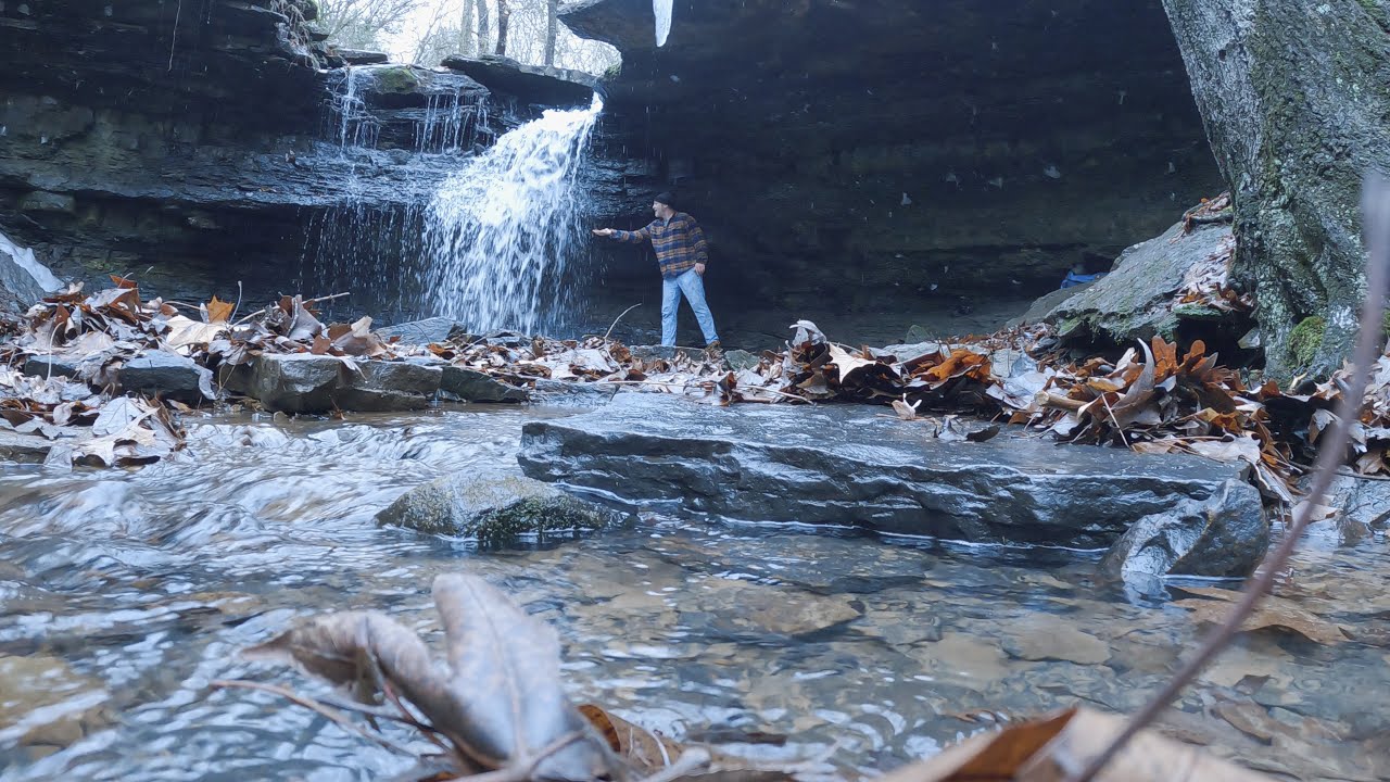 McWater Fall, Alma Lake Trail, Alma Arkansas, Crawford County, - YouTube
