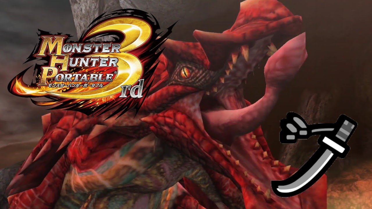 [MHP3rd] Walk 'n' Roll: Volvidon | Long sword - YouTube