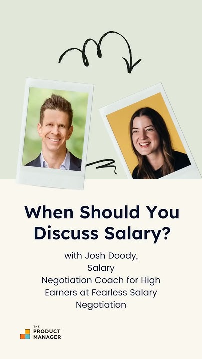 When you should discuss salary #shorts #salary #productmanagement # ...