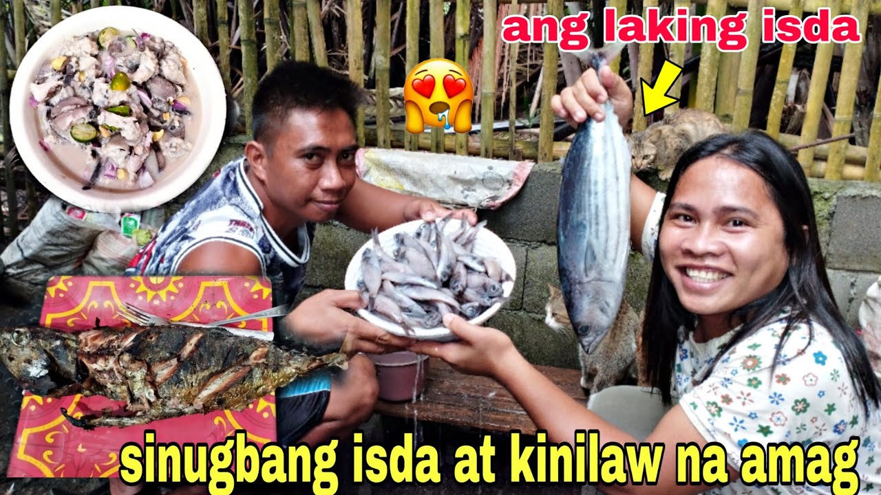 SINUGBANG ISDANG TULINGAN AT KINILAW NA AMAG ULAM NAMIN SA TANGHALIAN ...
