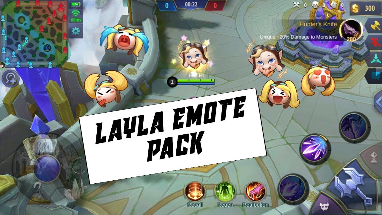 Layla Emote Mod (Mobile Legends) - YouTube