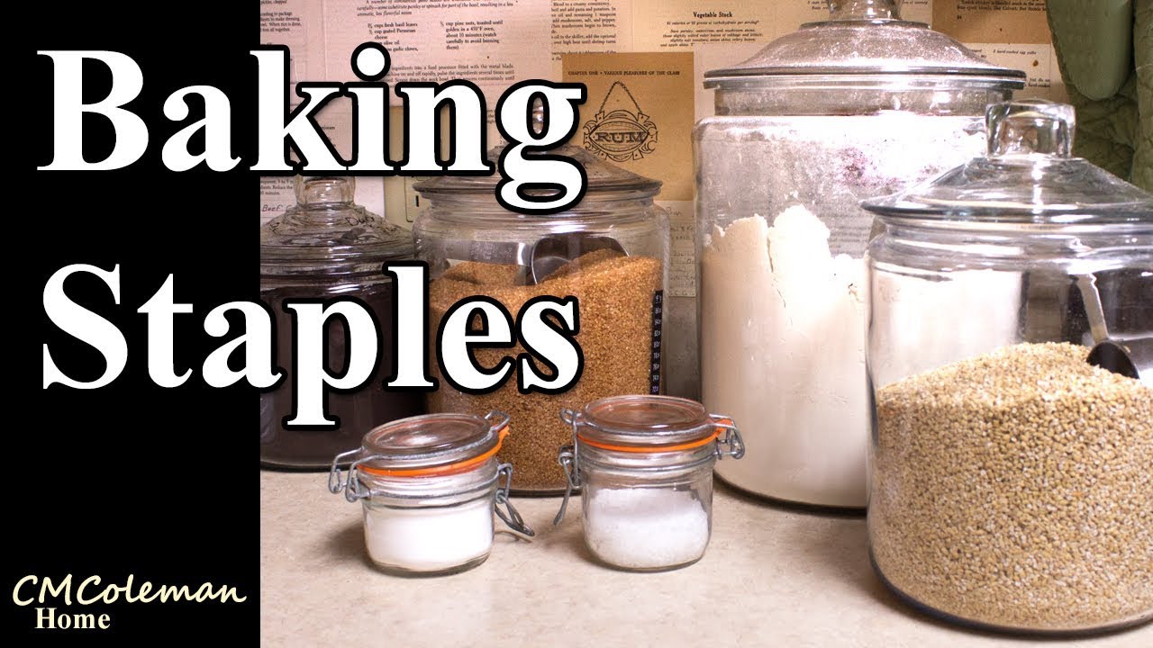 Baking Staples I always on hand - YouTube