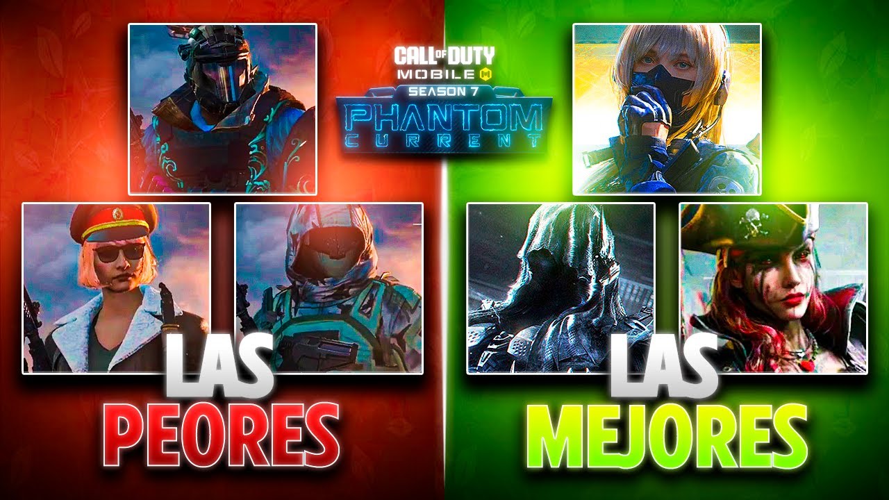 TODAS LAS SKINS DE LA TEMPORADA 7 DE COD MOBILE DE PEOR A MEJOR ...