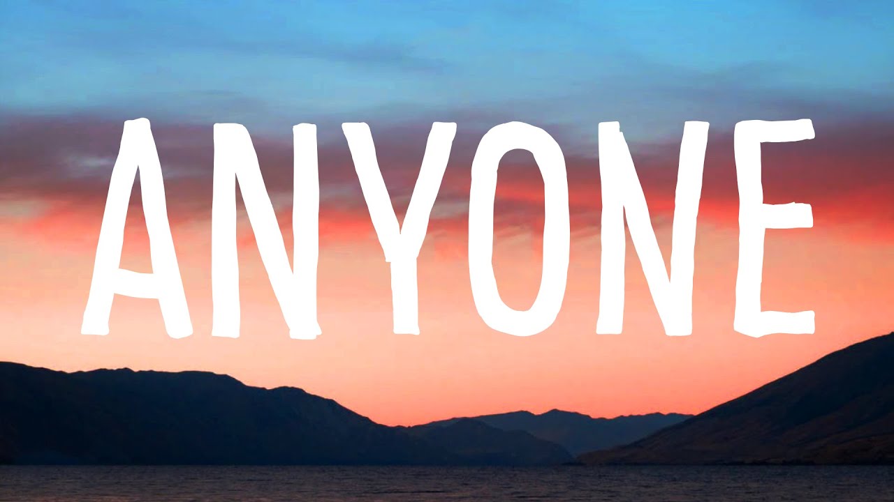Justin Bieber - Anyone (Lyrics) - YouTube