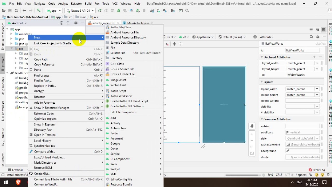 Use DateTime in SQLite in Android - Part 1 - YouTube use-datetime-in-sqlite-in-android-part-1-youtube