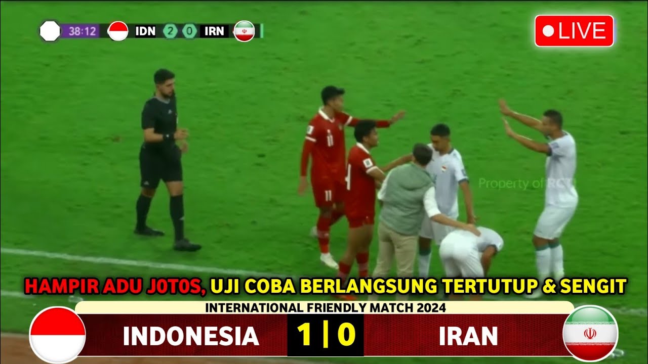 🔴 SIARAN LANGSUNG • LIVE • TIMNAS INDONESIA VS IRAN • UJI COBA DI GELAR ...