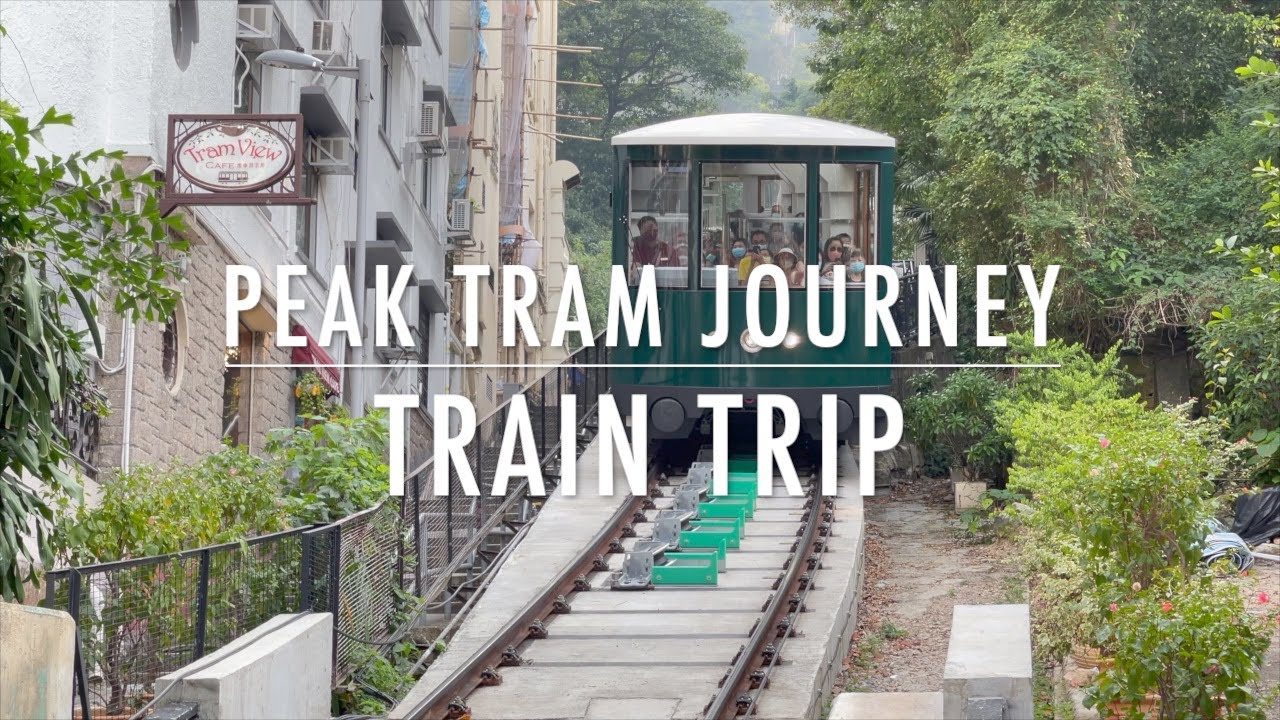 Peak Tram Journey 🚊🚞 | Hong Kong | McDonnell Rd | Barker Rd | The ...