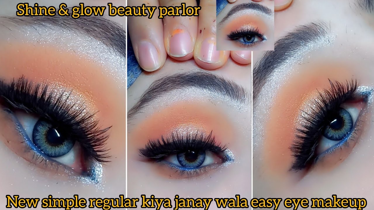 New simple regular easy eye makeup tutorial step by step | Glamorous ...