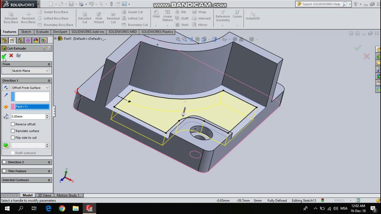 Solidworks Test Question 1 2 3 - YouTube