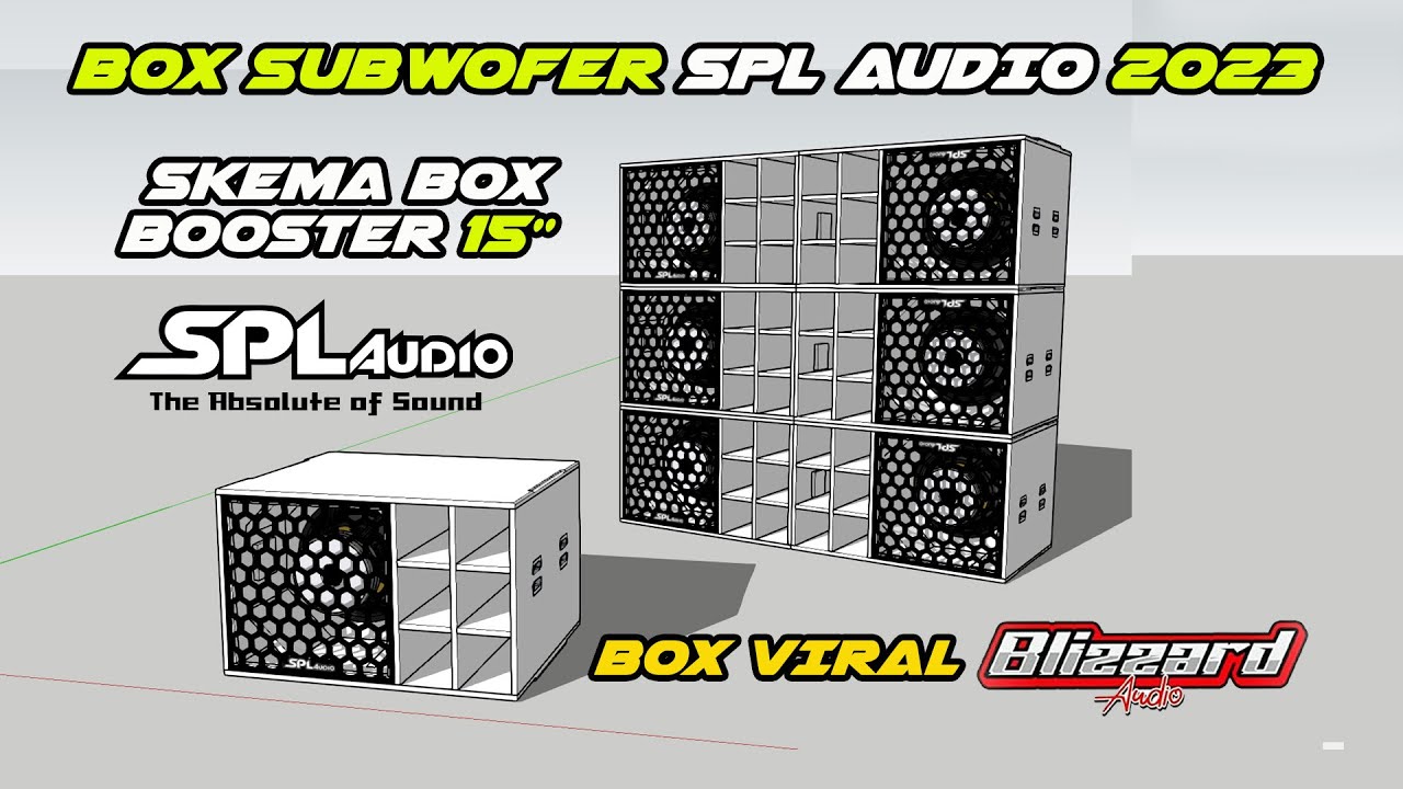 SKEMA BOX BOOSTER 15 INCH SPL AUDIO CUSTOM - YouTube