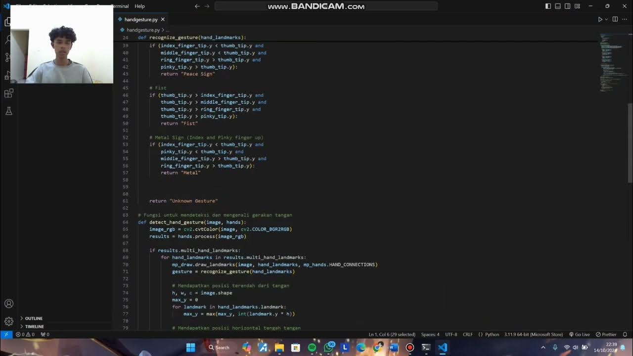 Hand Gesture Tracking ||Machine Learning || - YouTube