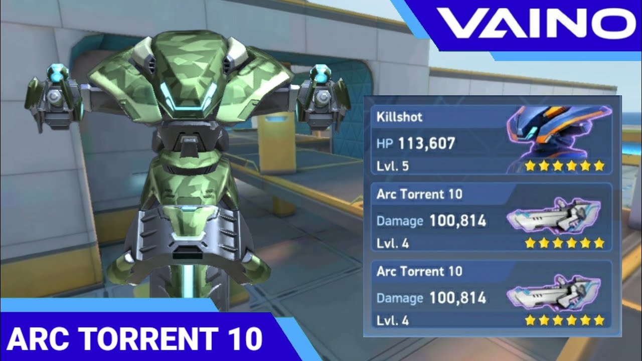 Mech Arena - Arc torrent 10 doublecopy godlike gameplay - YouTube