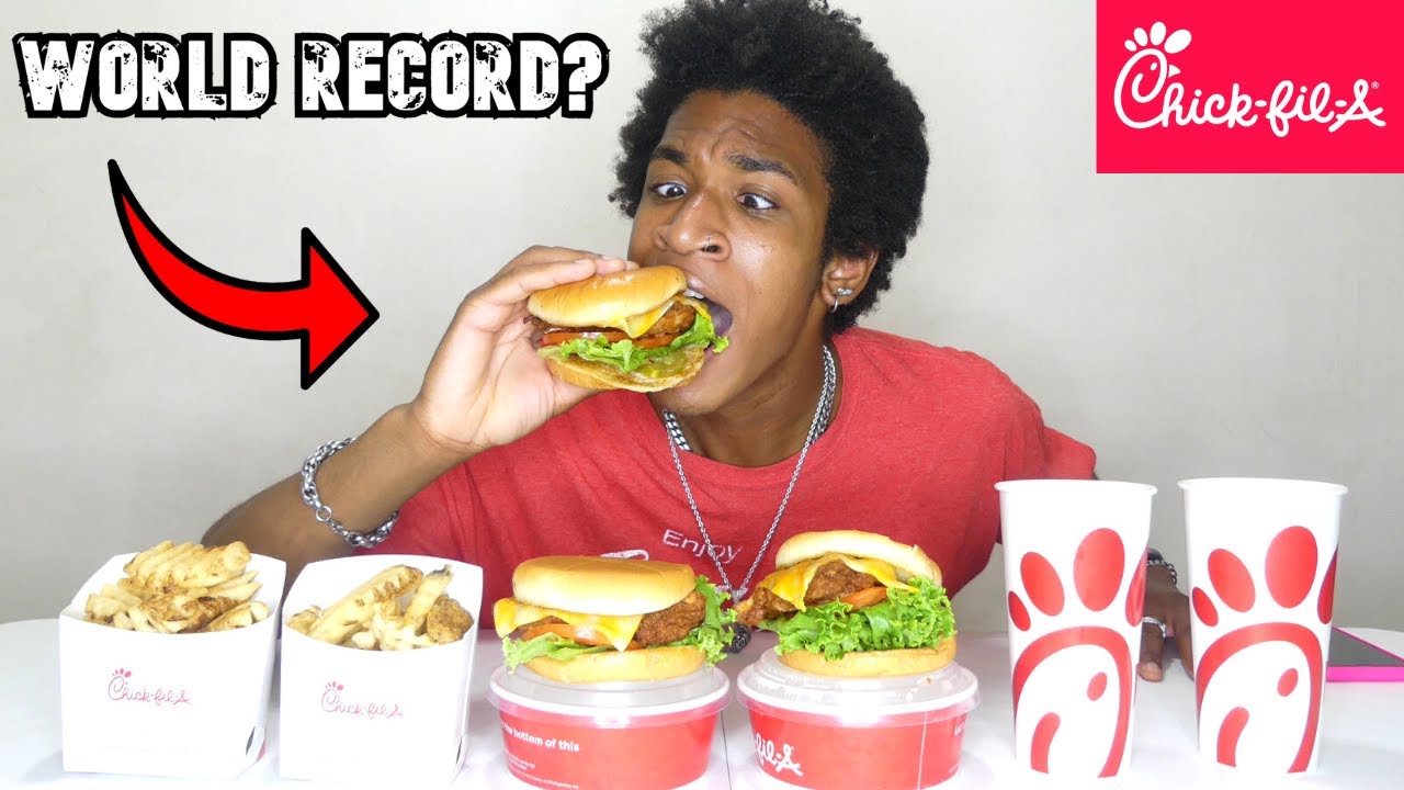 The Fastest Chick-Fil-A Sandwich Meal Challenge - YouTube