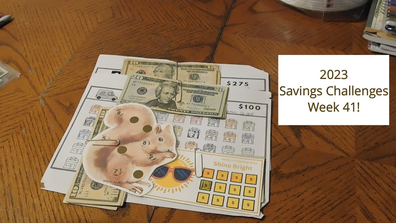 2023 Savings Challenges Week 41! Completed Another Challenge!! - YouTube