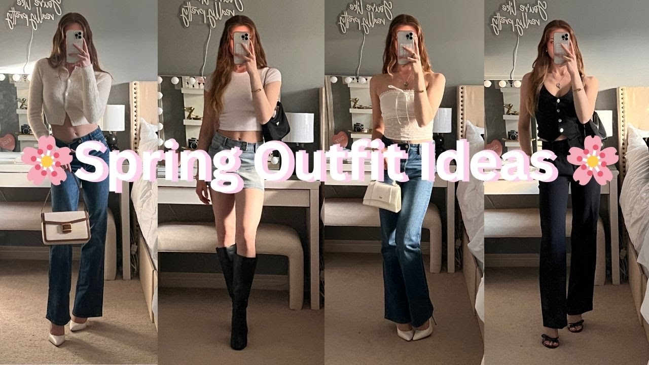 What YOU should wear this spring | Spring Outfit Ideas for the cool ...