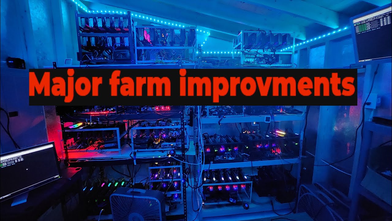 Made alot of major changes in the farm today!, set up a new test rig ...