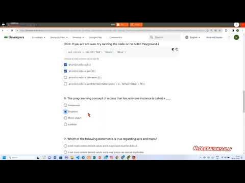 UNIT 3 Display lists and use Material Design More Kotlin fundamentals quiz answers - YouTube