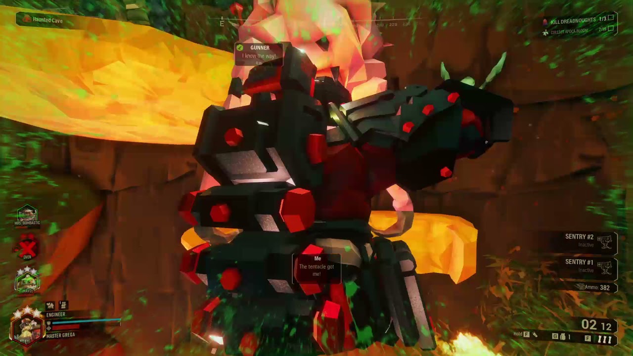 Deep rock galactic: fighting Glyphid Dreadnoughts in a haunted cave ...