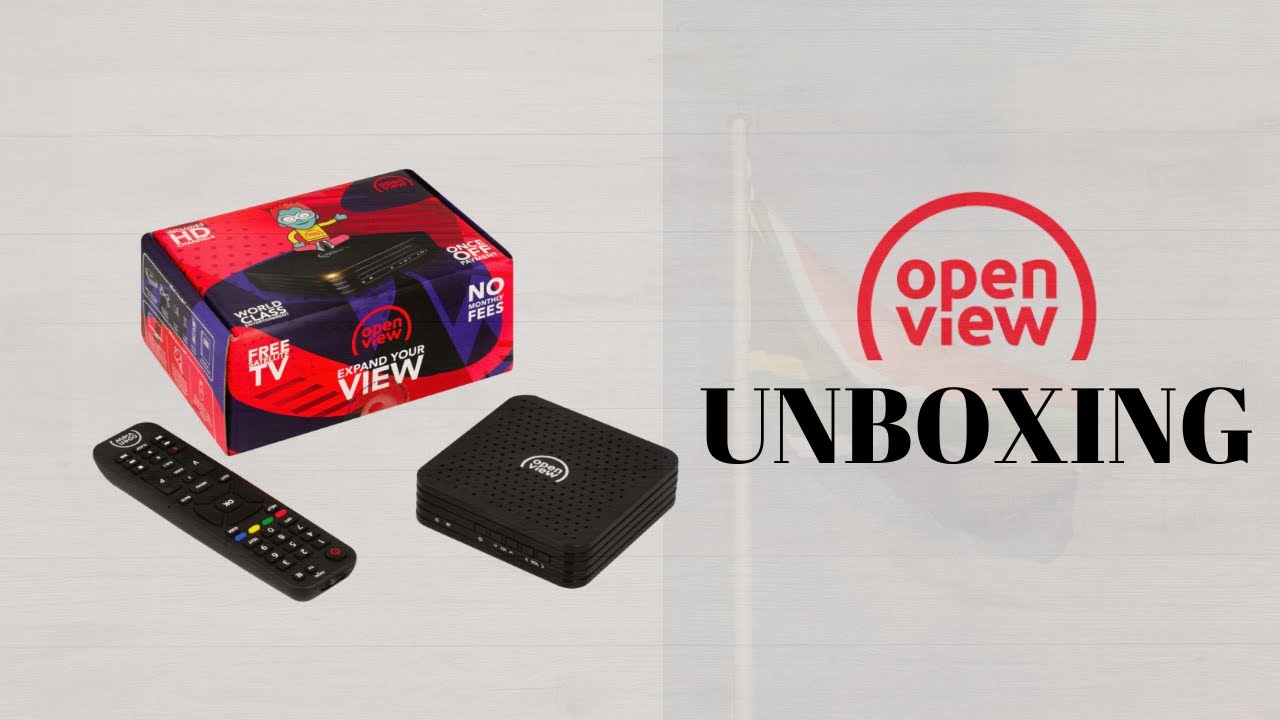 Unboxing OpenView HD Decoder: South Africa's Premier Free Satellite TV ...