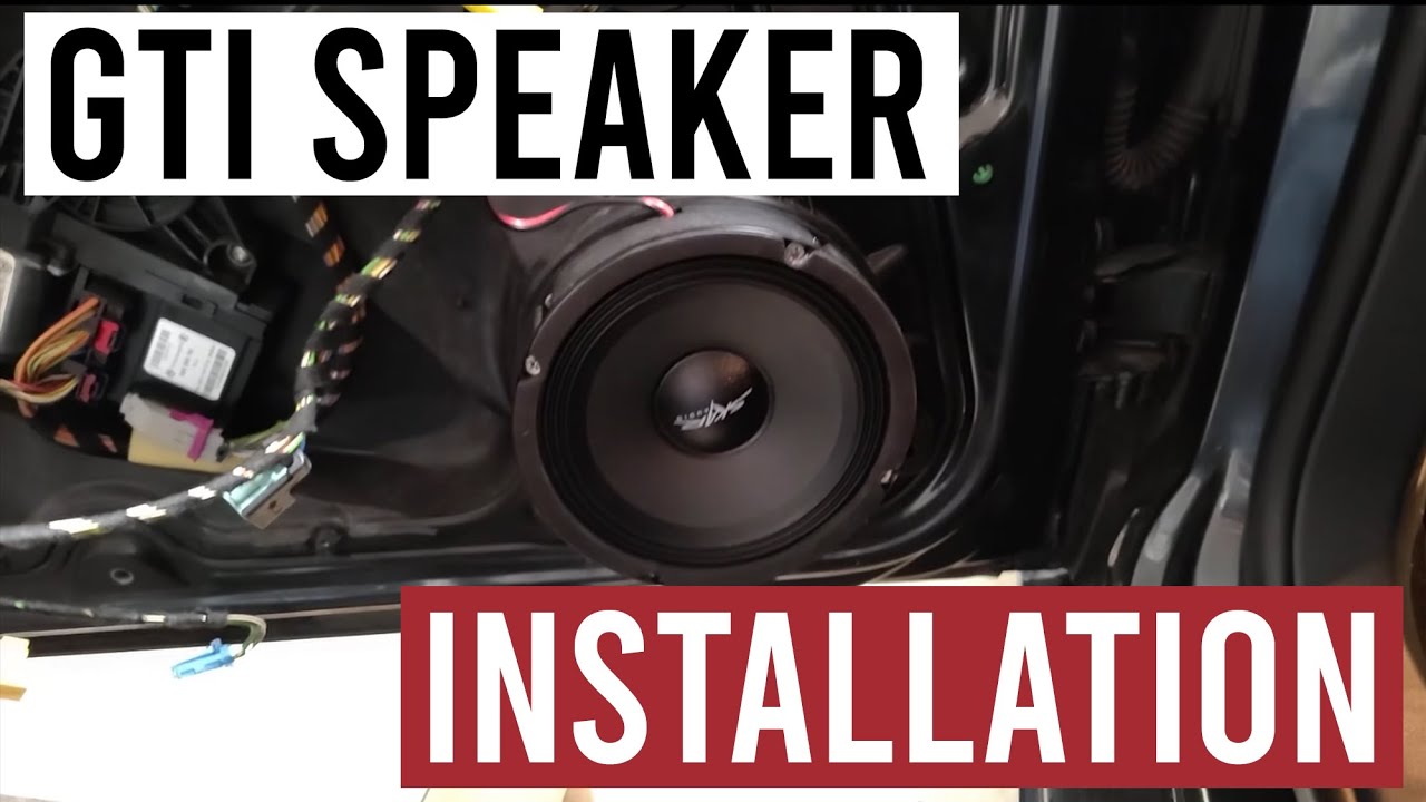 MK6 VW GTI Speaker Replacement / Installation - YouTube