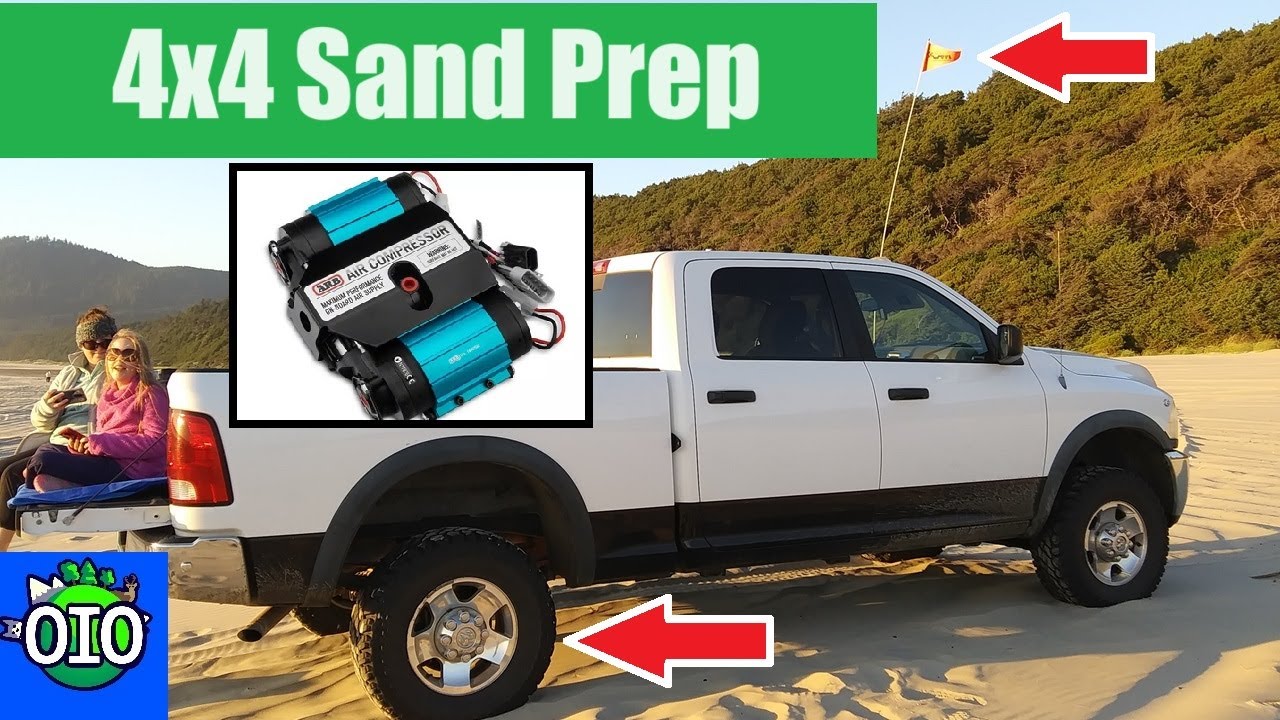 Power Wagon Camper Part 8: Sand Preparations. Dodge Ram ARB Compressor ...