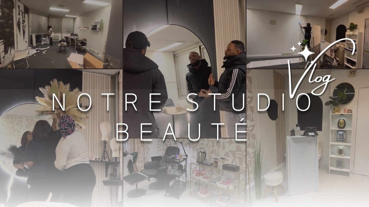 ENFIN !!! ON OUVRE NOTRE STUDIO BEAUTÉ AVEC MA PETITE SOEUR 🥰🥳 - YouTube