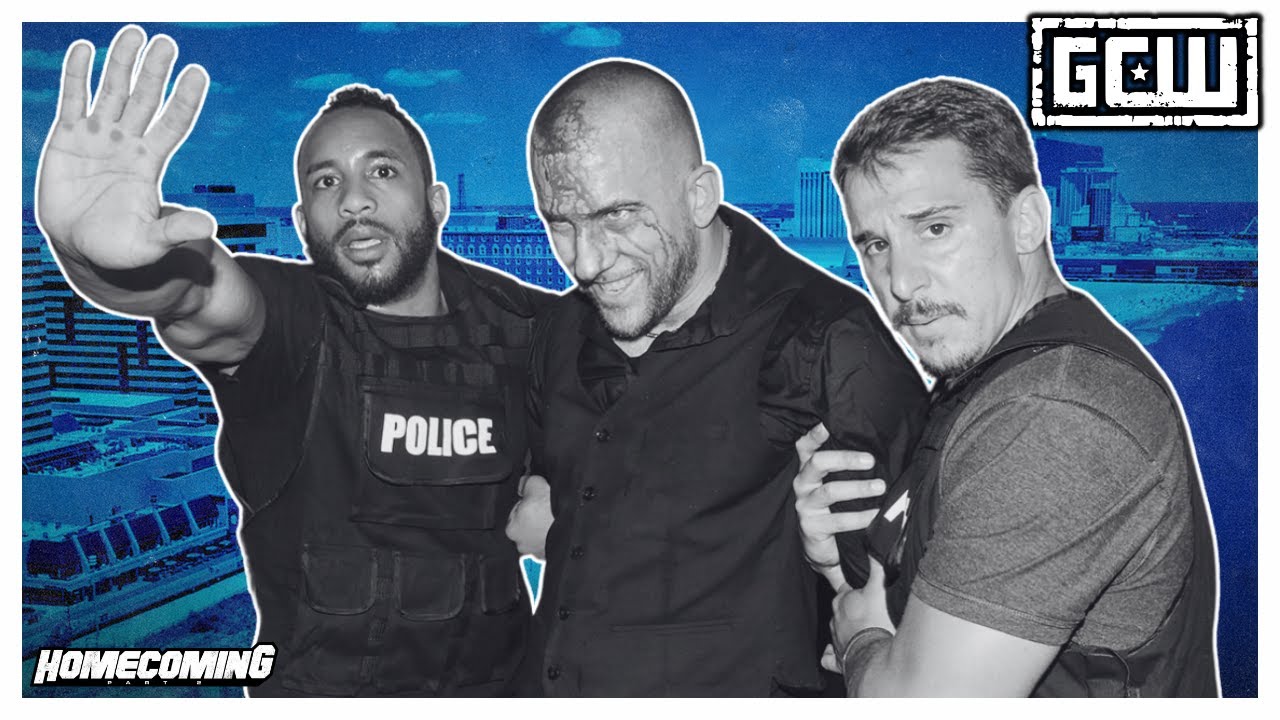 GCW - Charles Mason Gets Arrested?! | #GCWHOMECOMING - YouTube