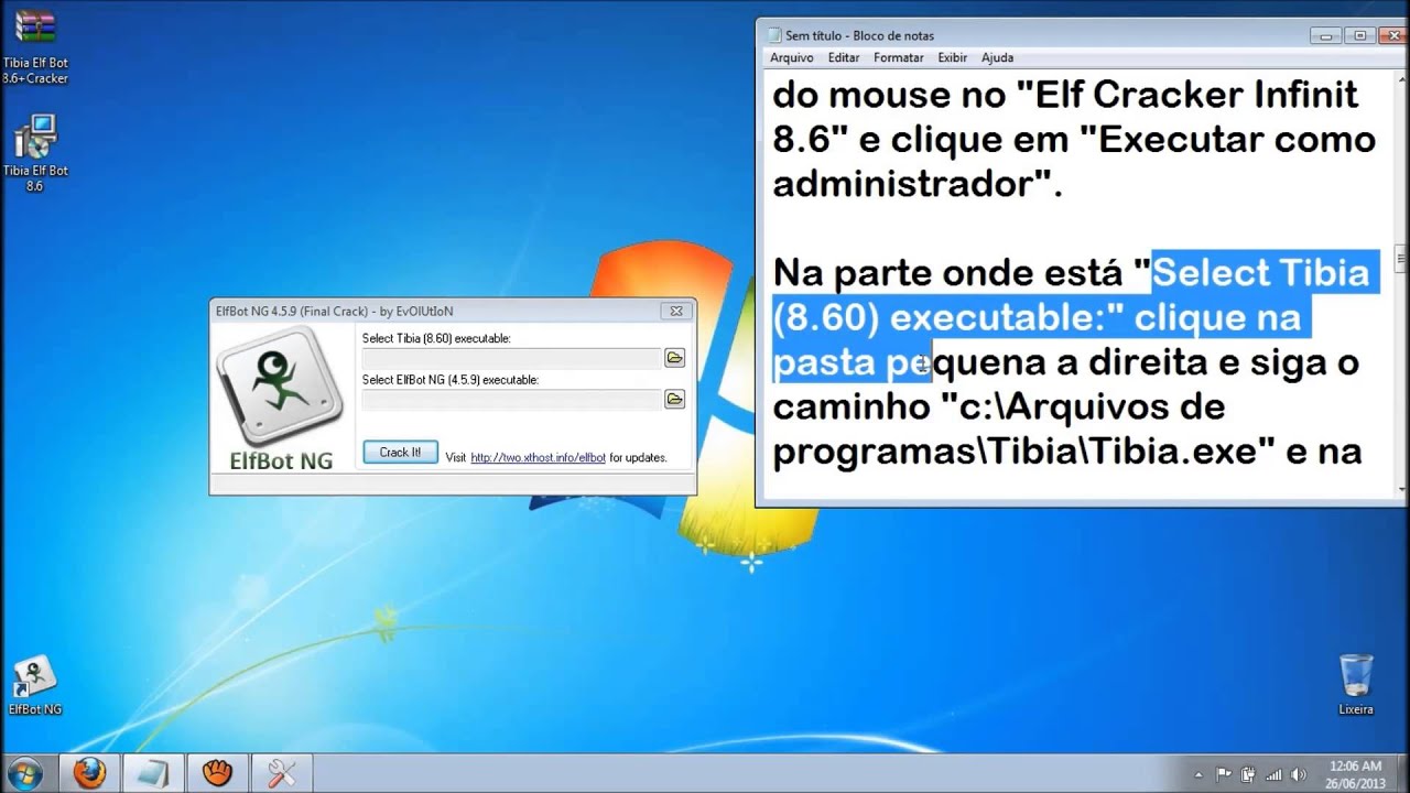 [Tutorial] Instalando ElfBot 8.60 - YouTube