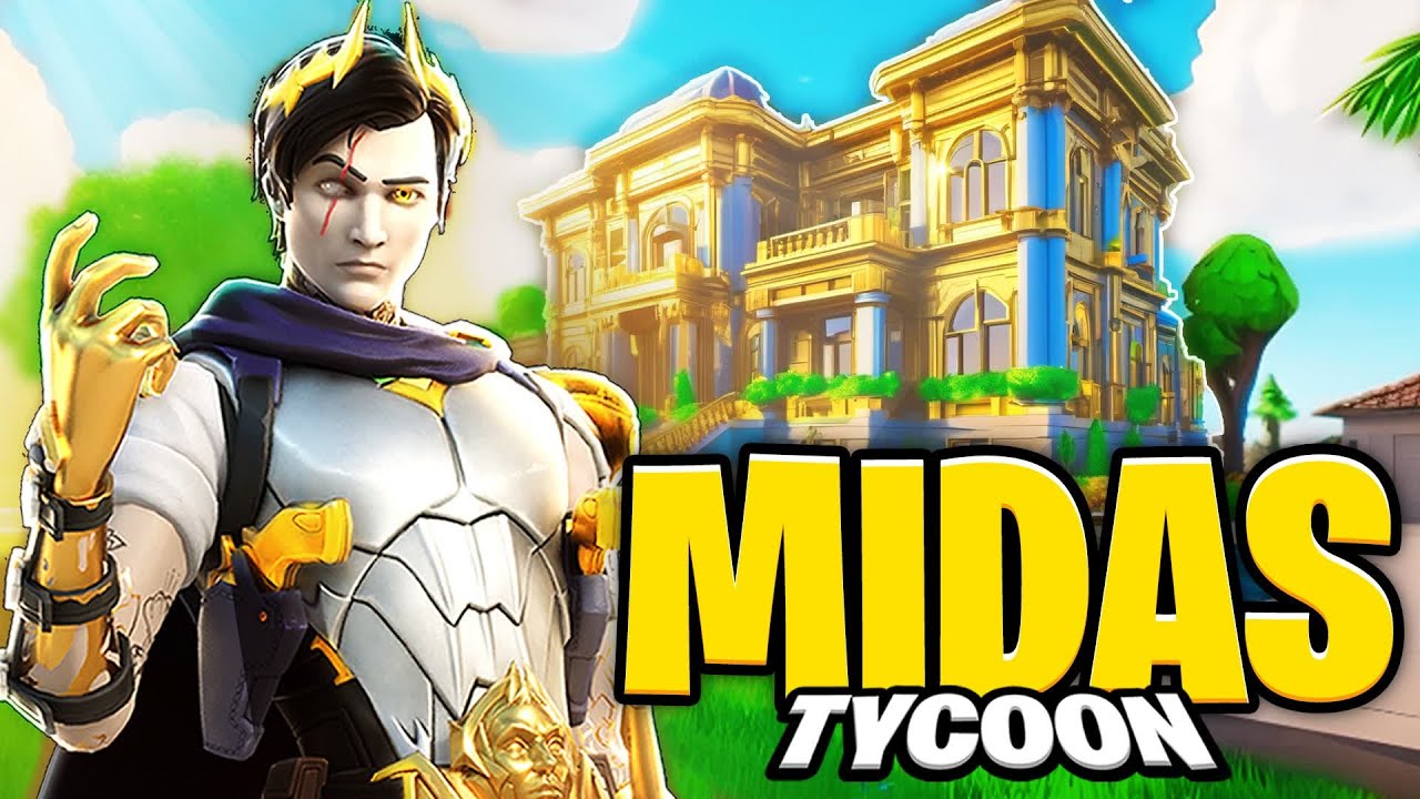 GUIDE MIDAS TYCOON MAP FORTNITE CREATIVE 2.0 - HELICOPTER, GOLDEN SAFE, GOLDEN CHESTS - YouTube