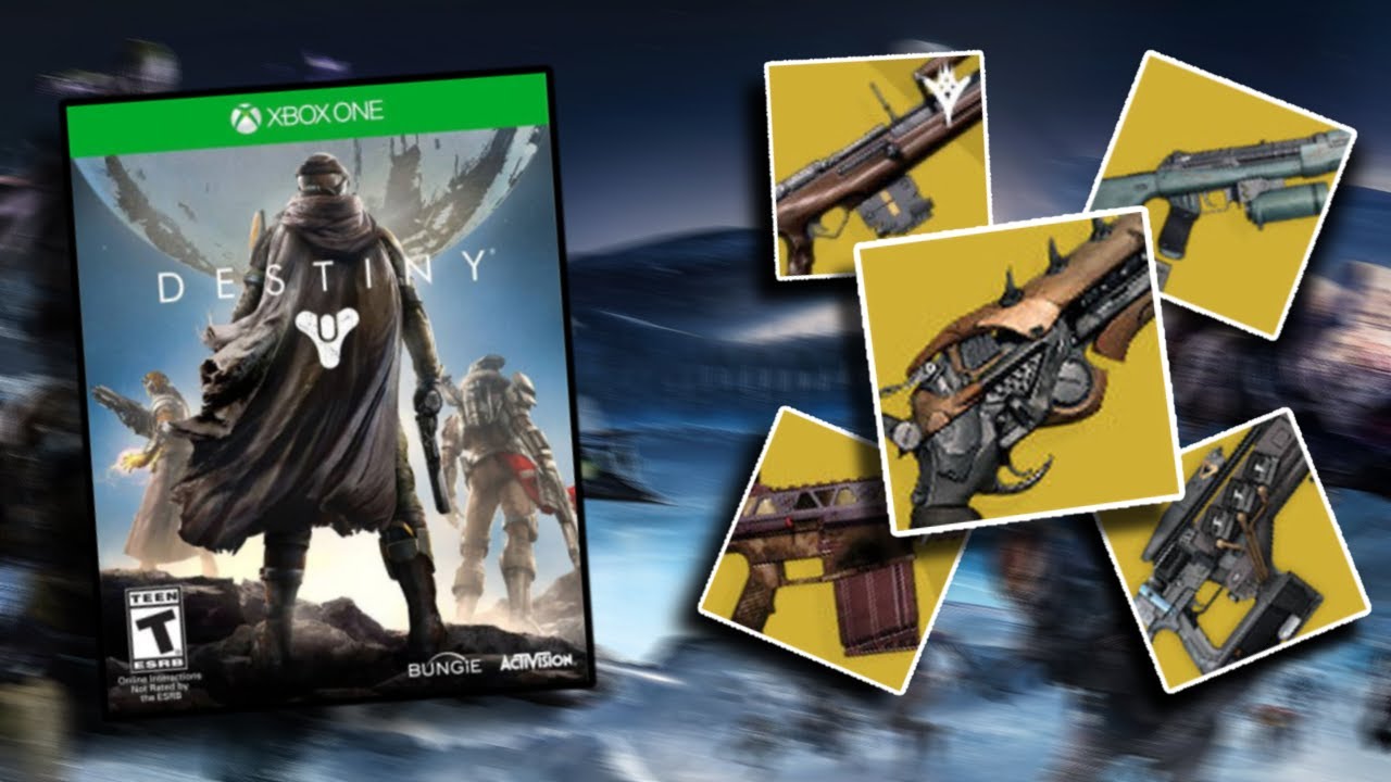 All Exotic Weapons From D1 Not In Destiny 2 - YouTube