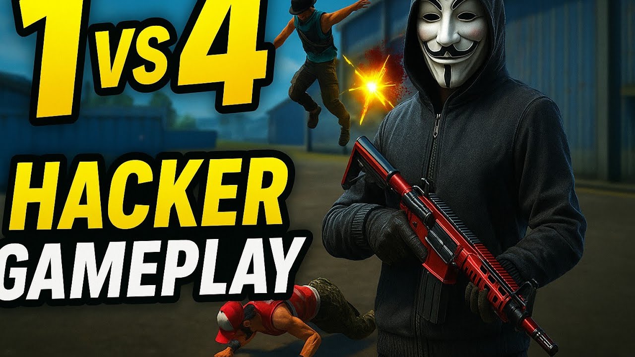 🔥 Free Fire 1vs4 Headshot Gameplay 🎯 | Epic Clutch & Kill Streak! 💥 ...