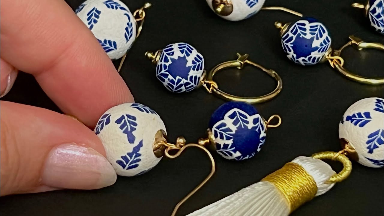 My New Cane Technique using Cutter! Stunning Polymer Clay Beads. Must see! - YouTube