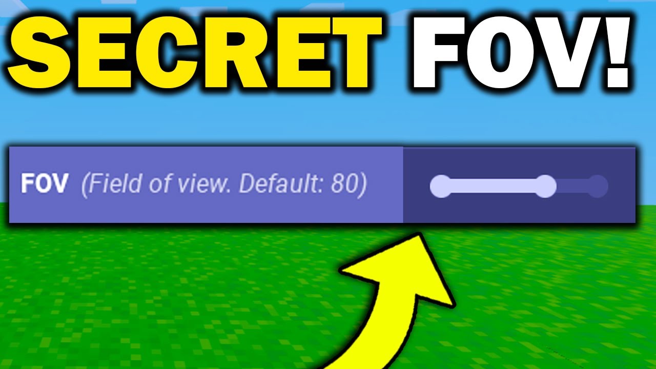 SECRET FOV that you MUST USE!! | Roblox Bedwars - YouTube