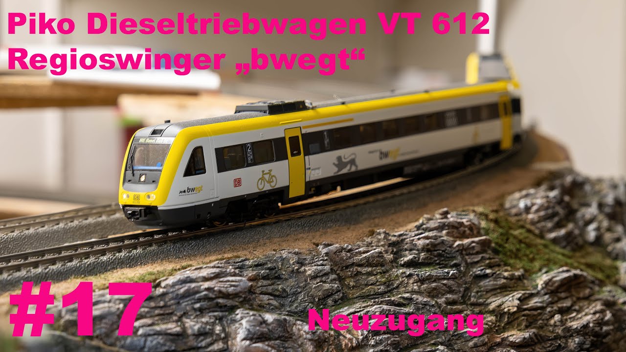 Neuzugang Dieseltriebwagen Regioswinger von Piko "bewegt" - YouTube