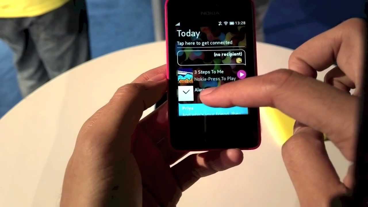 Nokia Asha 501 Swipe UI Demo - YouTube