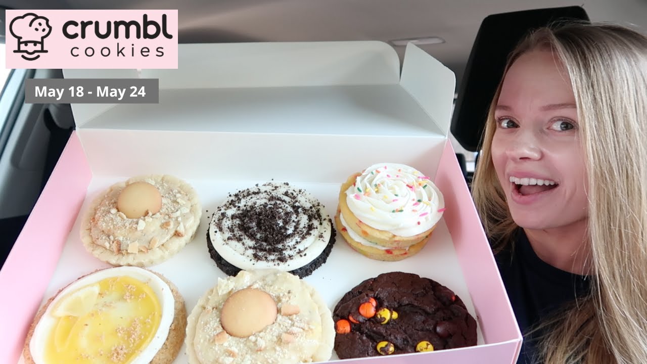 NEW CRUMBL COOKIES Flavors this week Confetti Cake, Chocolate Crumb ...